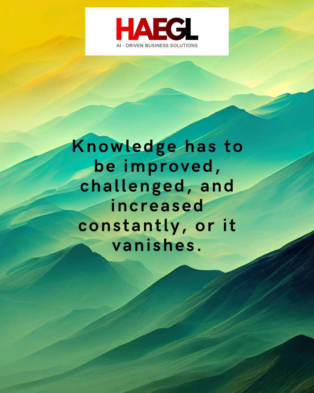 HAEGL ACADEMY on LinkedIn: #haegl #thought #haeglacademy HAEGL ACADEMY on LinkedIn: #haegl #thought #haeglacademy