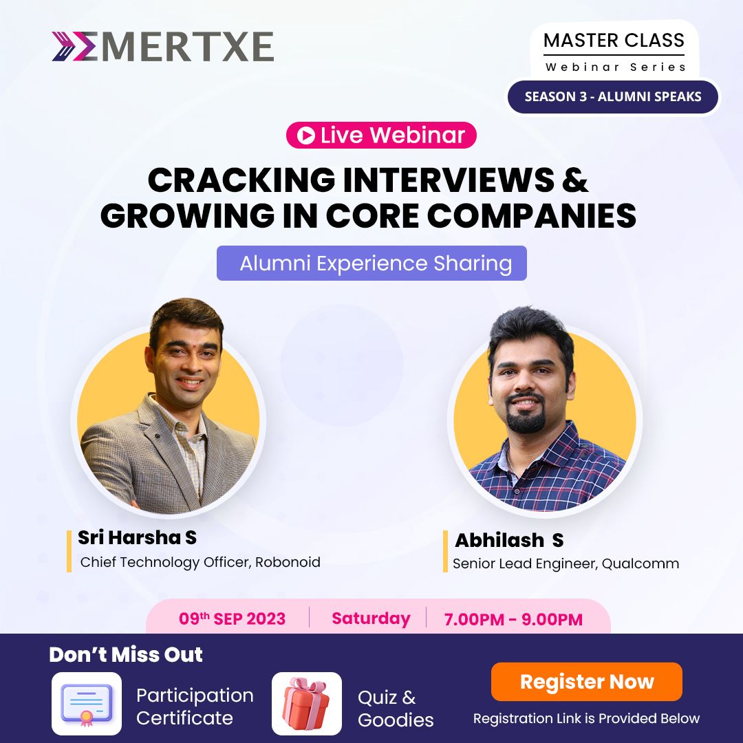 Emertxe Information Technologies on LinkedIn: #emertxe #masterclass # ... Emertxe Information Technologies on LinkedIn: #emertxe #masterclass # ...