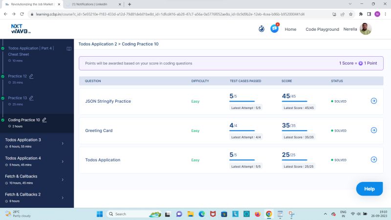 Ajay Nerella on LinkedIn: #javascript #nxtwave #nxtwaveteam # ... Ajay Nerella on LinkedIn: #javascript #nxtwave #nxtwaveteam # ...