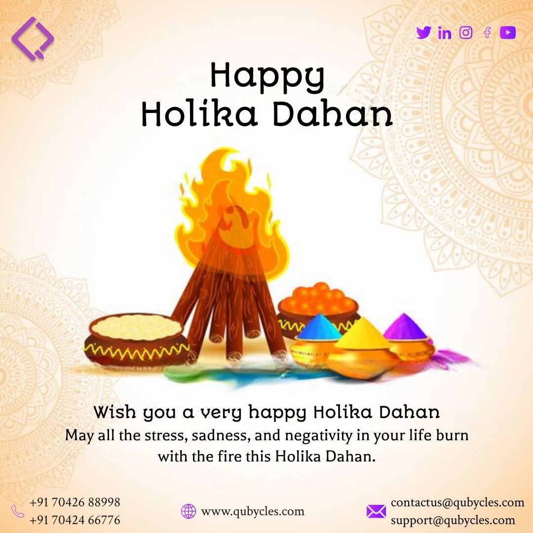 Qubycles on LinkedIn: #holikadahana #festivalofcolors #qubycles # ... Qubycles on LinkedIn: #holikadahana #festivalofcolors #qubycles # ...