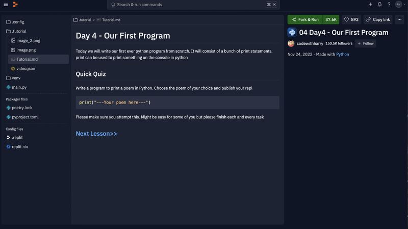 Avinash Singh on LinkedIn: #100daysofpython #day4 #pythonprogramming # ... Avinash Singh on LinkedIn: #100daysofpython #day4 #pythonprogramming # ...