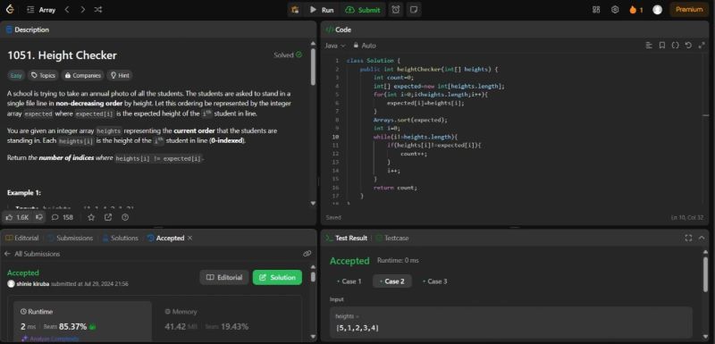Shinie Kiruba on LinkedIn: ๐ฅDay 84 of my 100 days leetcode challenge ... Shinie Kiruba on LinkedIn: ๐ฅDay 84 of my 100 days leetcode challenge ...