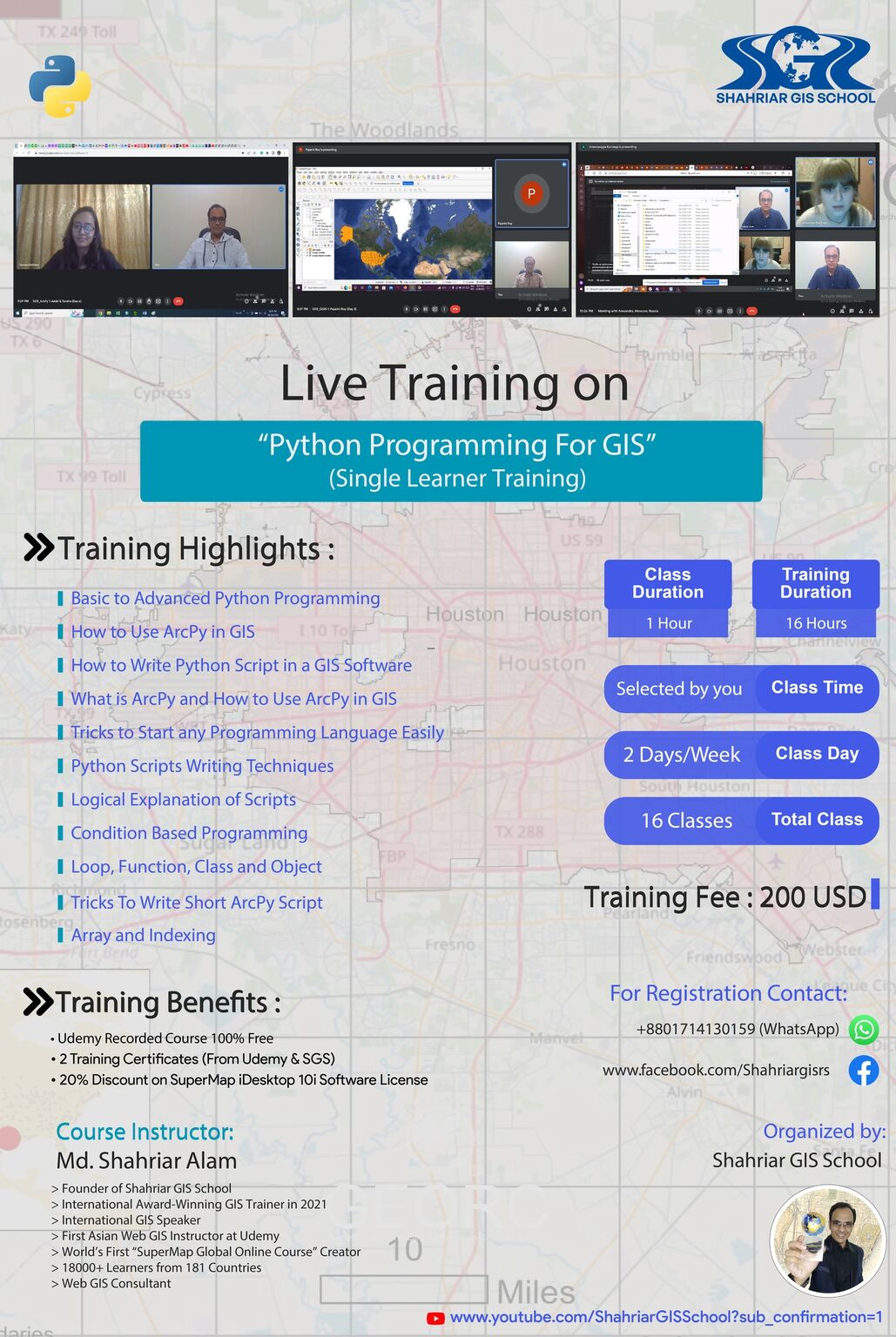 Shahriar GIS School on LinkedIn: 🔰 GIS Live Training on “Python ... Shahriar GIS School on LinkedIn: 🔰 GIS Live Training on “Python ...