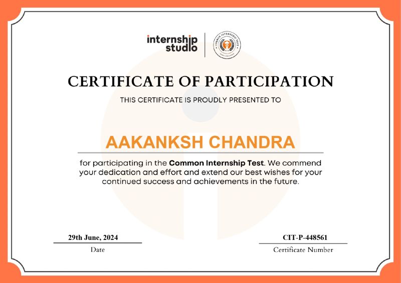 Aakanksh Chandra on LinkedIn: I have recently participated in a common ... Aakanksh Chandra on LinkedIn: I have recently participated in a common ...