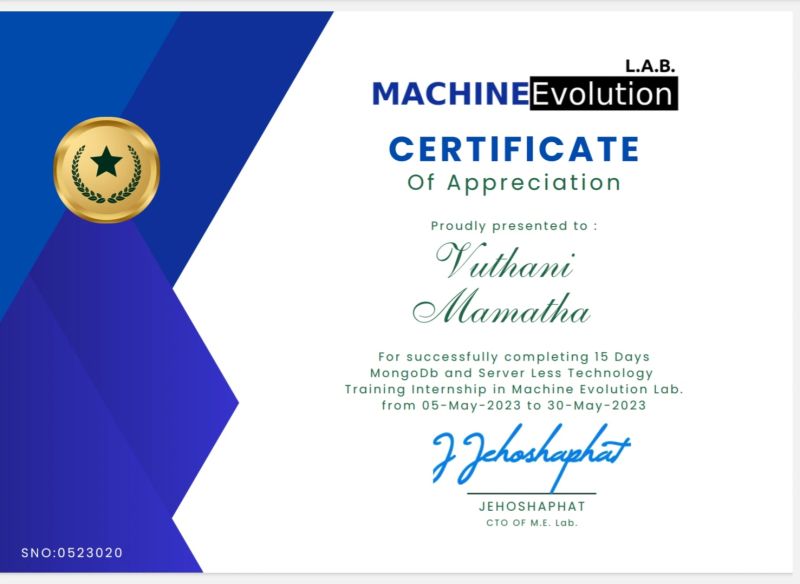 Vuthani Mamatha on LinkedIn: #mongodb Vuthani Mamatha on LinkedIn: #mongodb