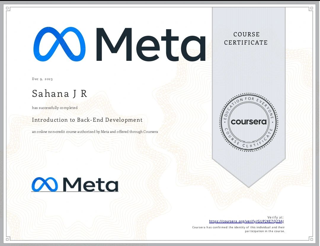 Sahana J.R. on LinkedIn: Hi all, I'm glad to say that I have completed ... Sahana J.R. on LinkedIn: Hi all, I'm glad to say that I have completed ...