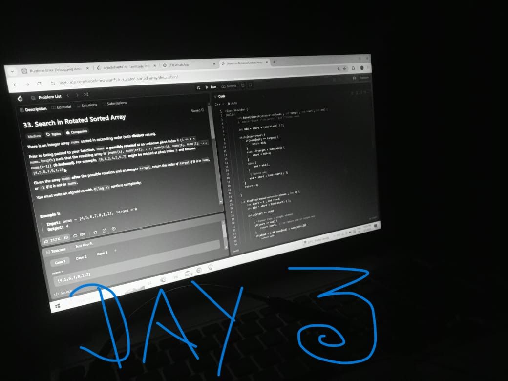 Resolved O(logn) search problem on LeetCode | Dishant Arya posted on ... Resolved O(logn) search problem on LeetCode | Dishant Arya posted on ...