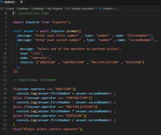 Bariqa Anwar on LinkedIn: #typescript #javascript #coding #programming ... Bariqa Anwar on LinkedIn: #typescript #javascript #coding #programming ...