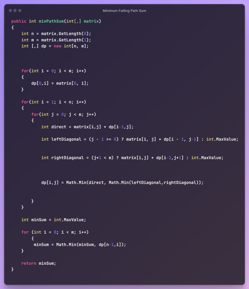 Mohammad Adnan Shuvo on LinkedIn: Solution of today's LeetCode Challenge Mohammad Adnan Shuvo on LinkedIn: Solution of today's LeetCode Challenge