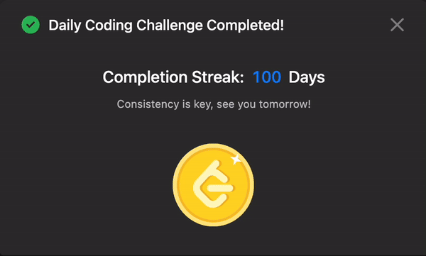 Completed 100-Day LeetCode Challenge with perfect scores | Shiva Kumar ... Completed 100-Day LeetCode Challenge with perfect scores | Shiva Kumar ...