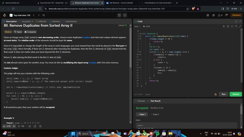 MILAN DHANGAR on LinkedIn: #dsa #problemsolving #java #codingjourney # ... MILAN DHANGAR on LinkedIn: #dsa #problemsolving #java #codingjourney # ...
