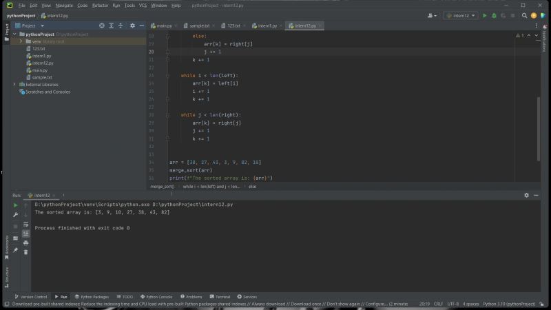 Tharun A C on LinkedIn: #internshipdiaries #pythonprogramming # ... Tharun A C on LinkedIn: #internshipdiaries #pythonprogramming # ...