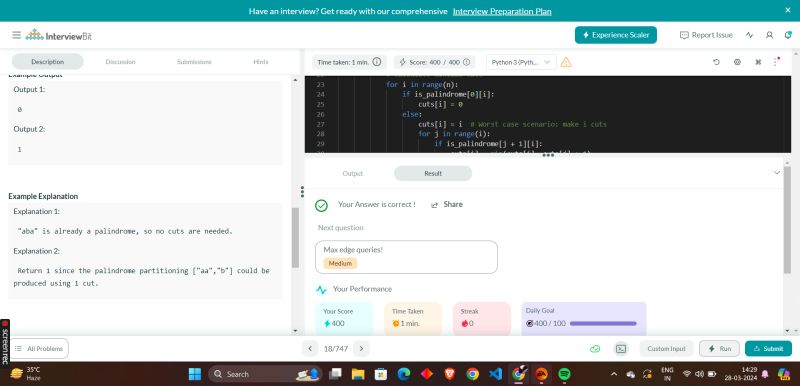 Day 86 of your 365-day coding challenge with Scaler | Sushant Verma ... Day 86 of your 365-day coding challenge with Scaler | Sushant Verma ...