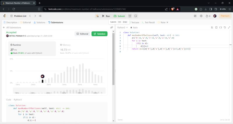 MITHIL PRANAV R S on LinkedIn: #100daysofcode #codingskills #leetcode # ... MITHIL PRANAV R S on LinkedIn: #100daysofcode #codingskills #leetcode # ...