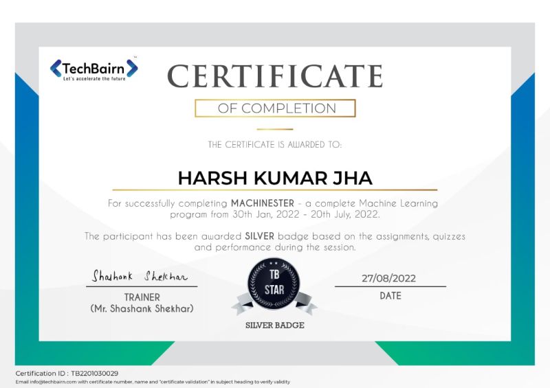 TechBairn on LinkedIn: Congratulations Harsh Kumar Jha! TechBairn on LinkedIn: Congratulations Harsh Kumar Jha!
