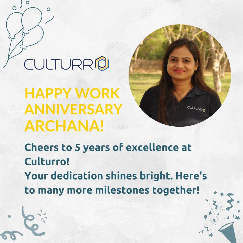 Culturro on LinkedIn: Congratulations, Archana Mahour, on reaching this ... Culturro on LinkedIn: Congratulations, Archana Mahour, on reaching this ...