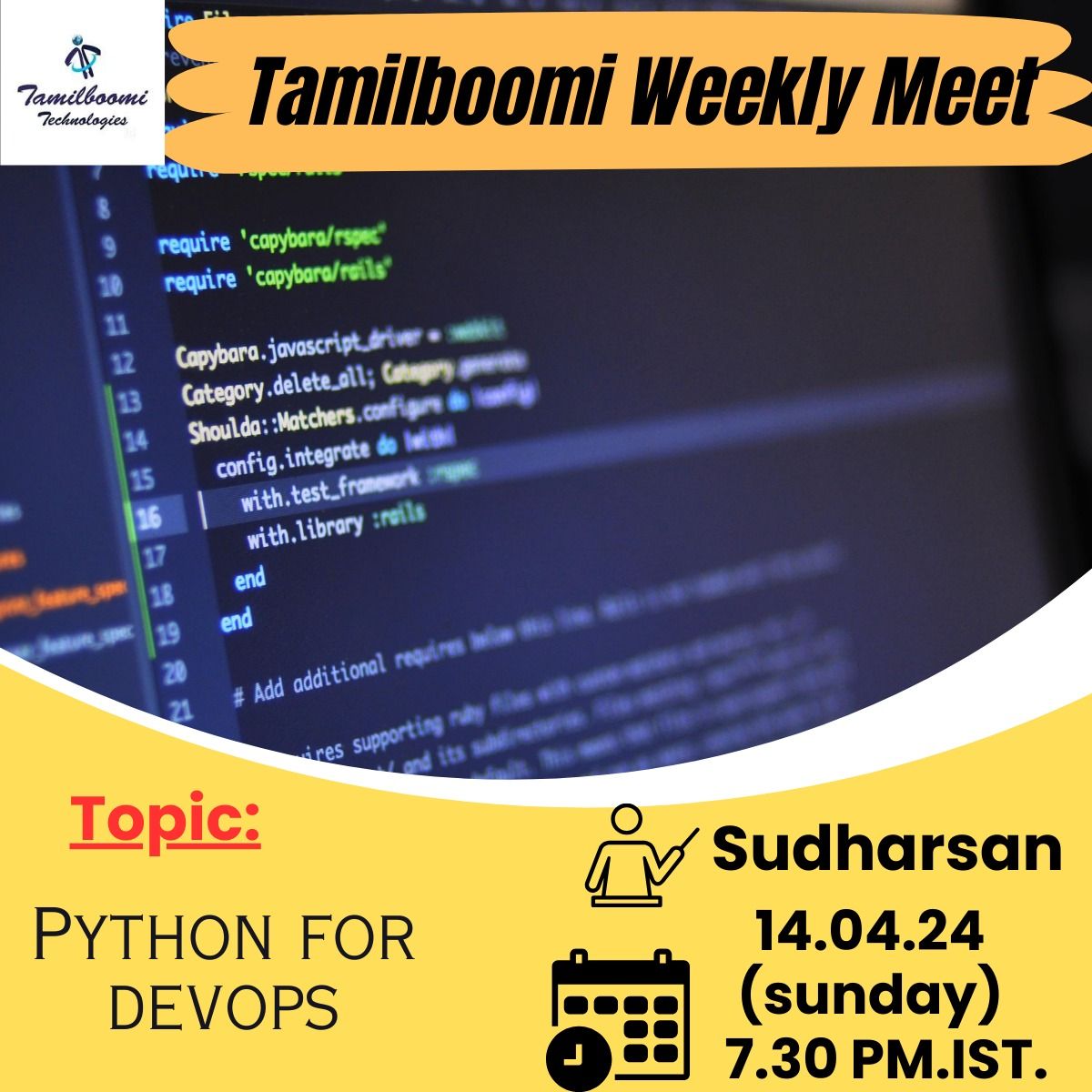 Tamilboomi Technologies on LinkedIn: Python For DevOps Introduction ... Tamilboomi Technologies on LinkedIn: Python For DevOps Introduction ...
