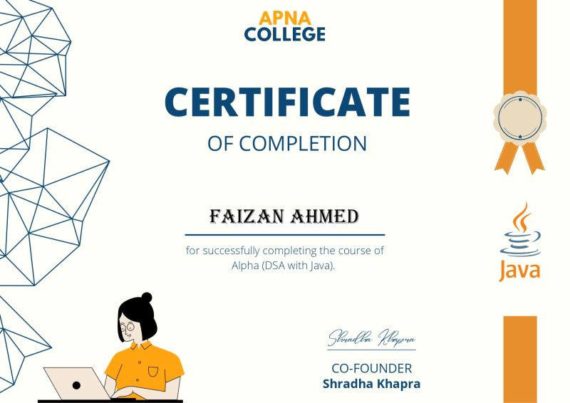 FAIZAN AHMED on LinkedIn: #java #dsa #codingexcellence #learningjourney FAIZAN AHMED on LinkedIn: #java #dsa #codingexcellence #learningjourney