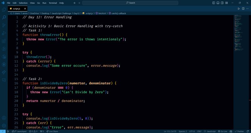 Nitin Gumber on LinkedIn: #javascript #errorhandling #webdevelopment # ... Nitin Gumber on LinkedIn: #javascript #errorhandling #webdevelopment # ...