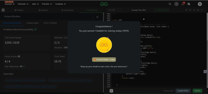 NITHIYA S on LinkedIn: #coding #programming #linkedlist #binarytree # ... NITHIYA S on LinkedIn: #coding #programming #linkedlist #binarytree # ...