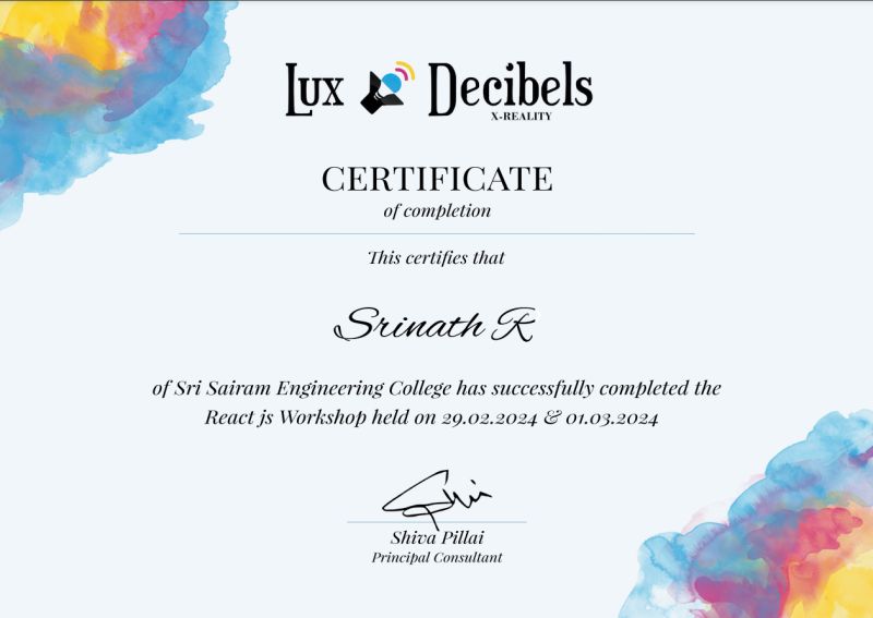 SRINATH R on LinkedIn: #reactjs #workshop #continuouslearning # ... SRINATH R on LinkedIn: #reactjs #workshop #continuouslearning # ...