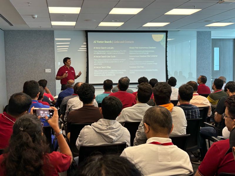Ranjan Priyadarshi on LinkedIn: #ocyatra24 #aioug #oracle # ... Ranjan Priyadarshi on LinkedIn: #ocyatra24 #aioug #oracle # ...