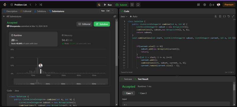 Bhoopendra . on LinkedIn: #100days100leetcode #combination #algorithm # ... Bhoopendra . on LinkedIn: #100days100leetcode #combination #algorithm # ...