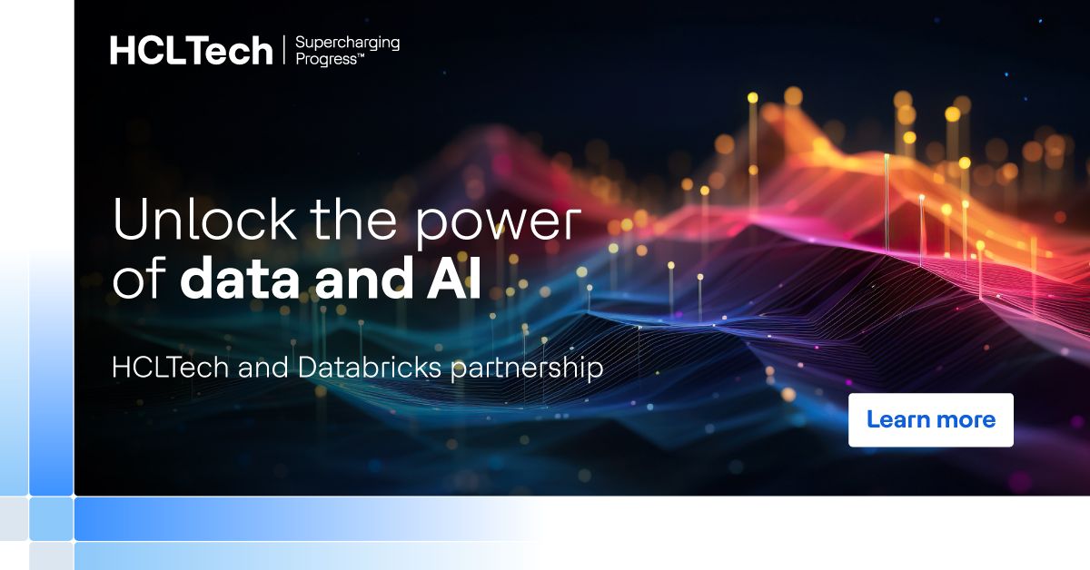 HCLTech – Digital Business on LinkedIn: HCLTech and Databricks ... HCLTech – Digital Business on LinkedIn: HCLTech and Databricks ...