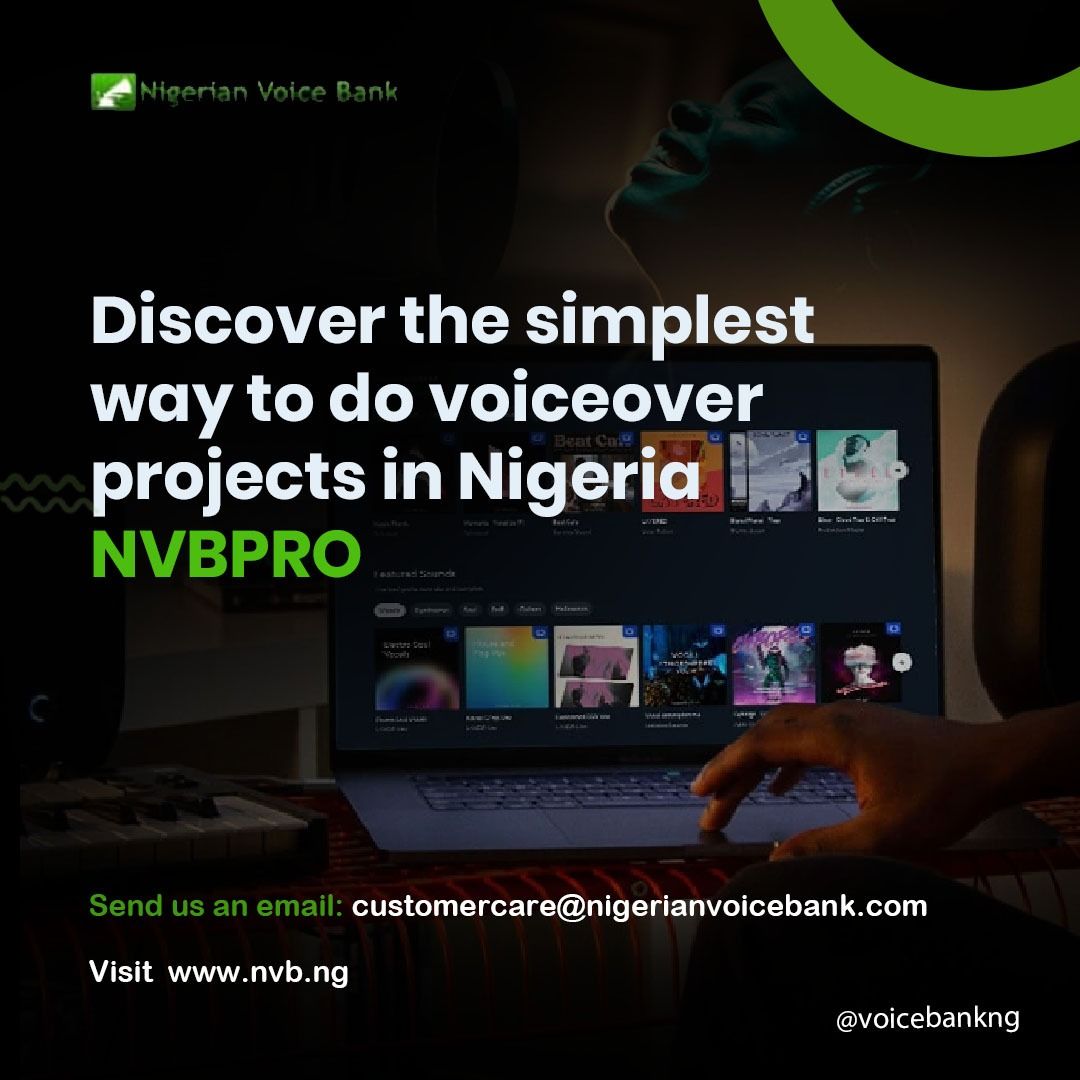 Nigerian Voice Bank on LinkedIn: Simplest Way to do Voice Overs in ... Nigerian Voice Bank on LinkedIn: Simplest Way to do Voice Overs in ...