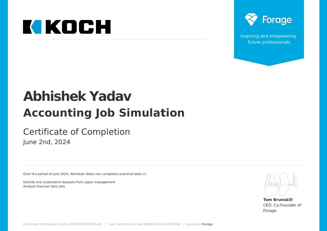 ABHISHEK YADAV on LinkedIn: I have successfully completed my Accounting ... ABHISHEK YADAV on LinkedIn: I have successfully completed my Accounting ...