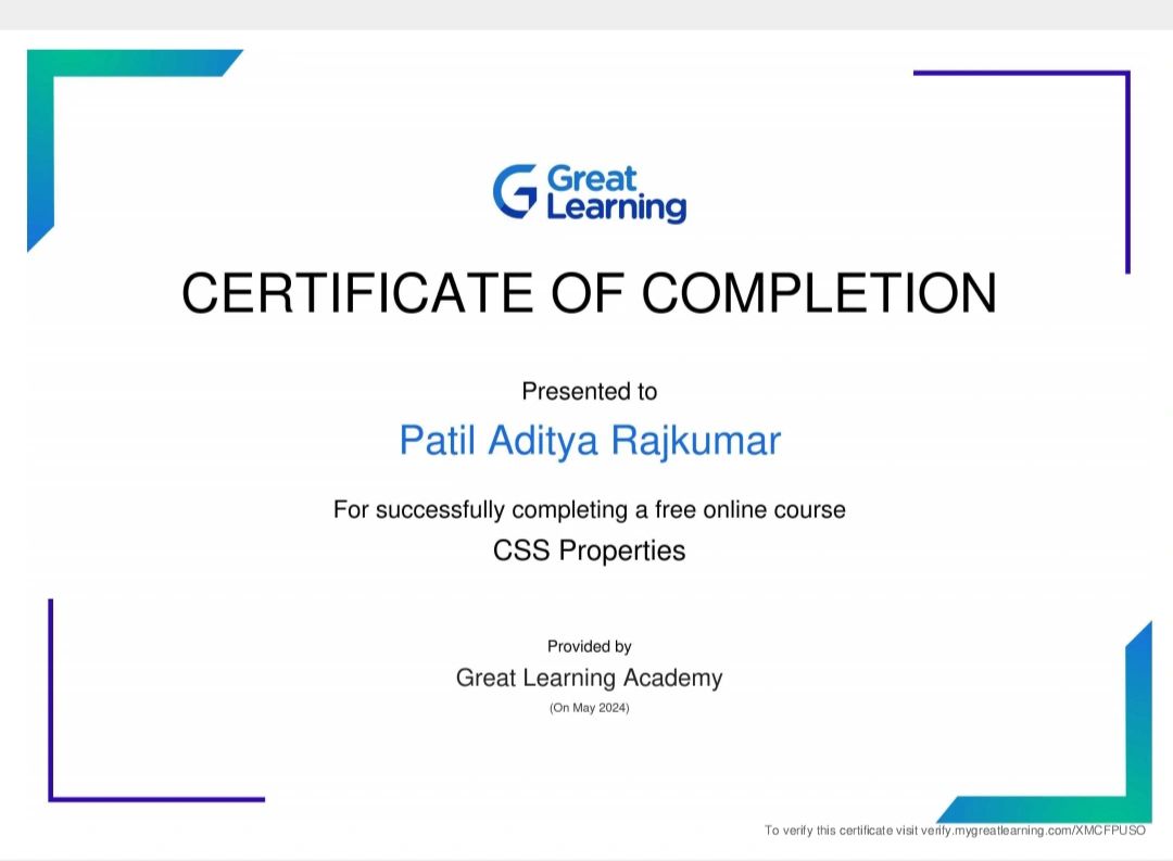 Aditya Patil on LinkedIn: #css Aditya Patil on LinkedIn: #css