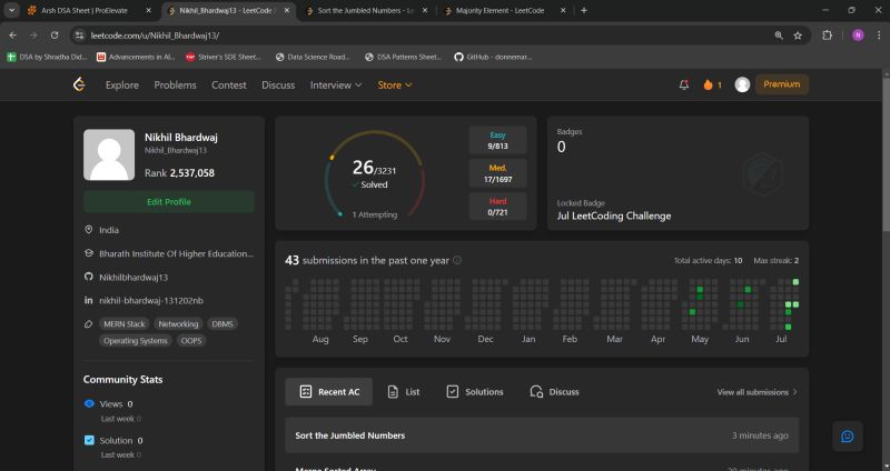Nikhil Bhardwaj on LinkedIn: #100daysofcode #100daysofcode #coding # ... Nikhil Bhardwaj on LinkedIn: #100daysofcode #100daysofcode #coding # ...
