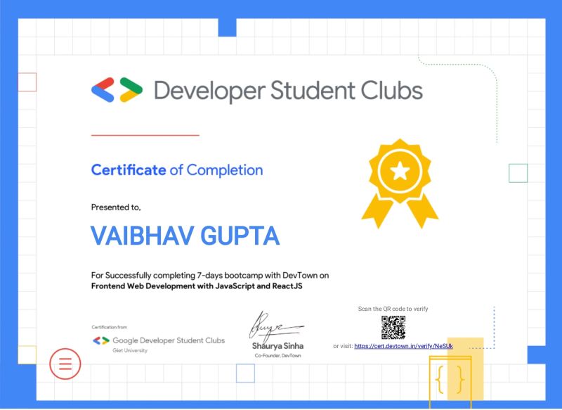 Vaibhav Gupta on LinkedIn: #webdevelopment #javascript #reactjs # ... Vaibhav Gupta on LinkedIn: #webdevelopment #javascript #reactjs # ...