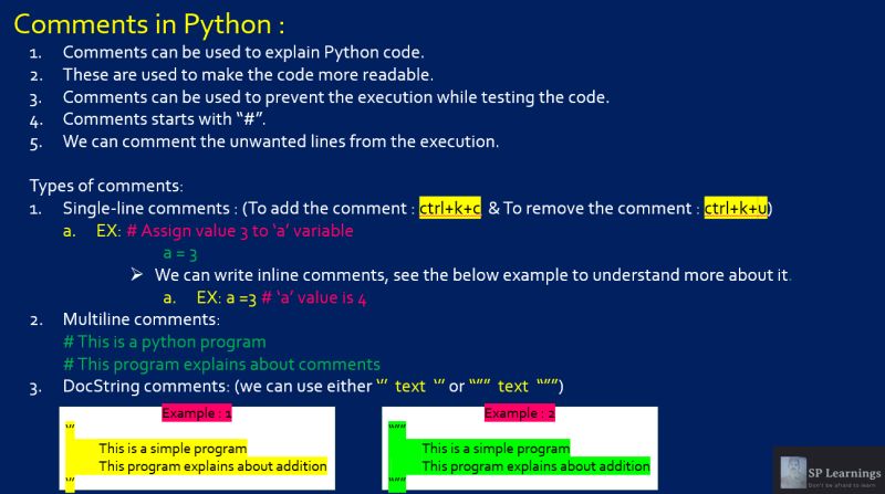 Srinivas Shalivahana's on LinkedIn: #splearnings #pythonlearning # ... Srinivas Shalivahana's on LinkedIn: #splearnings #pythonlearning # ...
