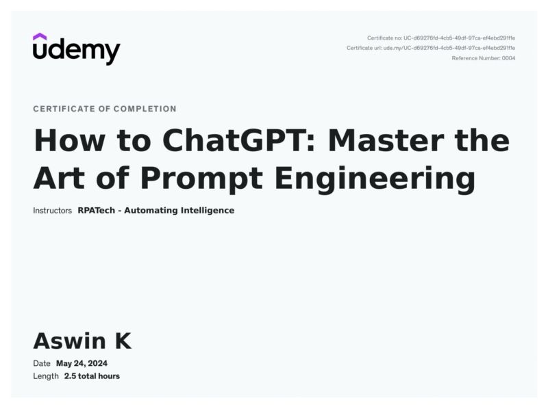 Aswin K on LinkedIn: I have successfully completed Master the Art of ... Aswin K on LinkedIn: I have successfully completed Master the Art of ...