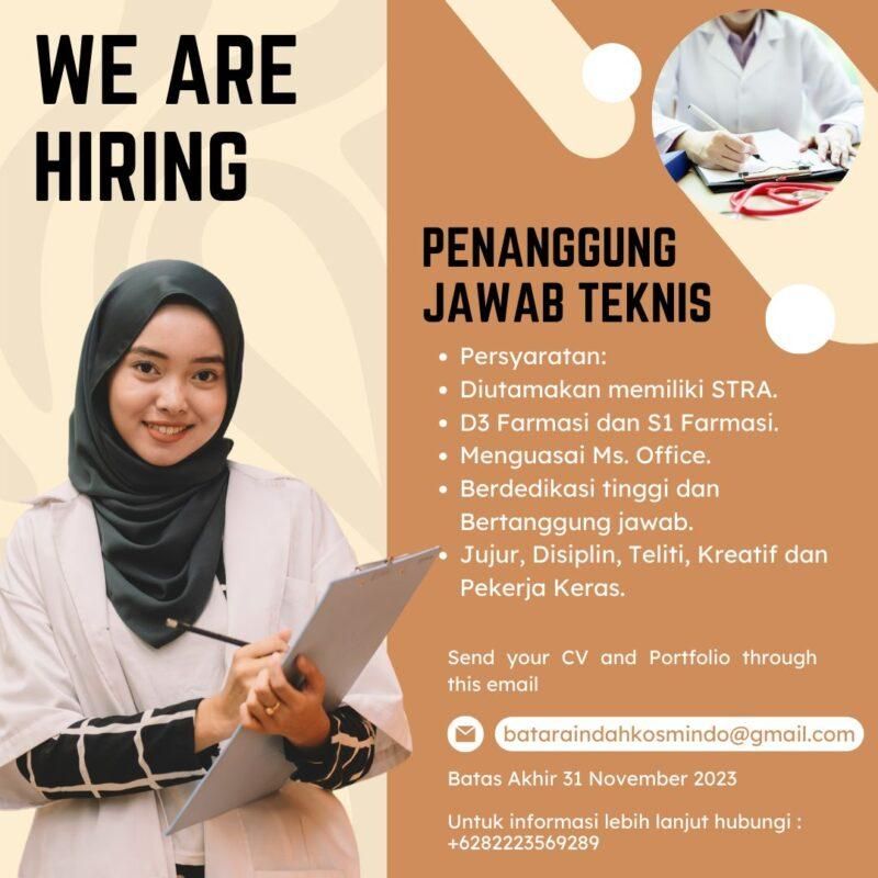 Loker Jogja ID on LinkedIn: Lowongan Kerja Penanggung Jawab Teknis (PJT ... Loker Jogja ID on LinkedIn: Lowongan Kerja Penanggung Jawab Teknis (PJT ...