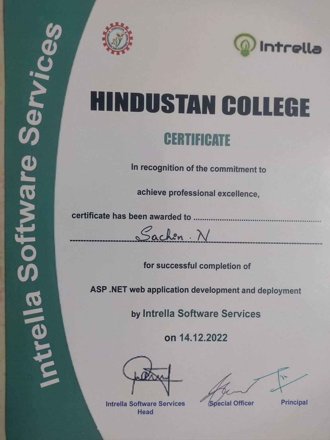 Sachin N on LinkedIn: #aspdotnet #webdevelopment #certification Sachin N on LinkedIn: #aspdotnet #webdevelopment #certification