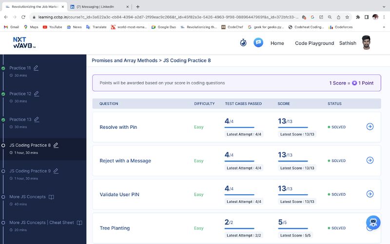 Sathish S on LinkedIn: #learning #150daysofcodingchallenge #nxtwave # ... Sathish S on LinkedIn: #learning #150daysofcodingchallenge #nxtwave # ...