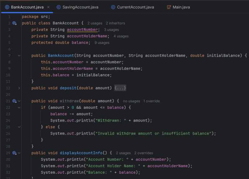 Milap Magar on LinkedIn: #java #oop #codingjourney #day8 #learningeveryday Milap Magar on LinkedIn: #java #oop #codingjourney #day8 #learningeveryday