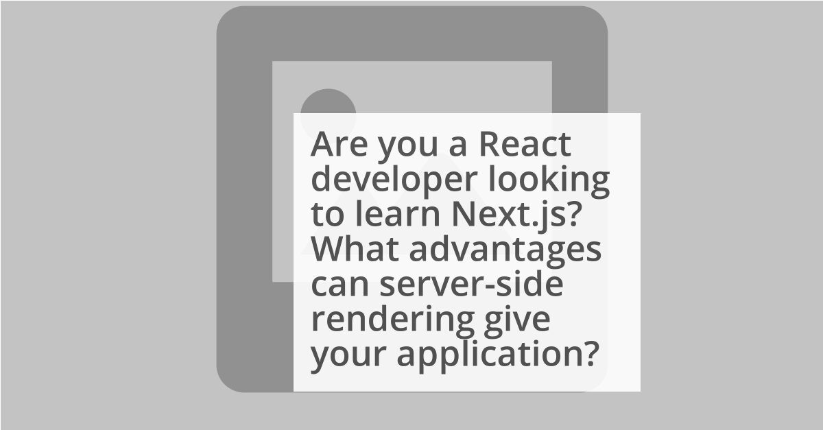 React Jobs on LinkedIn: Fundamentals of Next.js for React Developers React Jobs on LinkedIn: Fundamentals of Next.js for React Developers