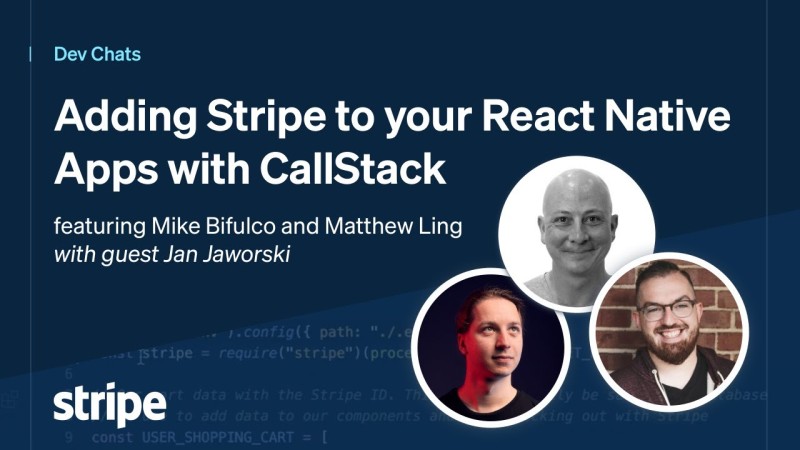 👹 Jan Jaworski 🐸 on LinkedIn: Dev Chats - Adding Stripe to your React ... 👹 Jan Jaworski 🐸 on LinkedIn: Dev Chats - Adding Stripe to your React ...