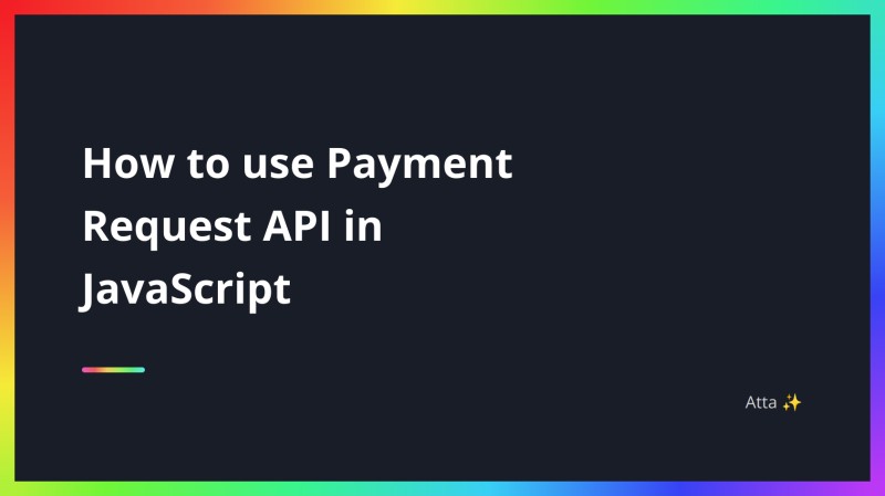 Okiemute Badare on LinkedIn: How to Use the Payment Request API in ... Okiemute Badare on LinkedIn: How to Use the Payment Request API in ...
