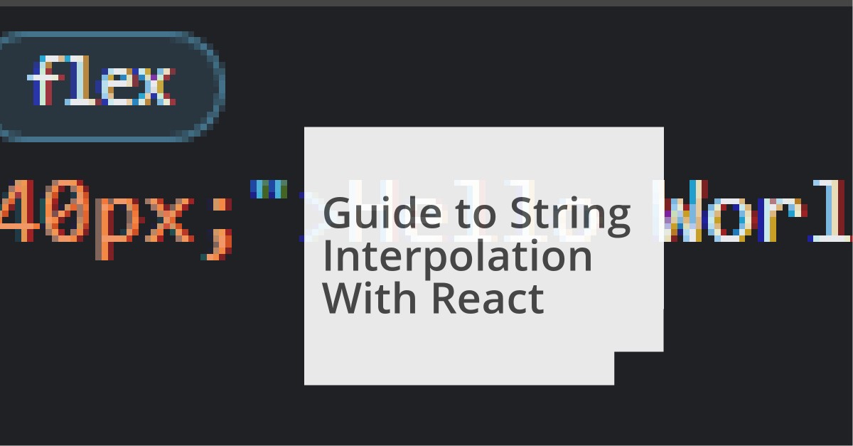 React Jobs on LinkedIn: Guide to String Interpolation With React React Jobs on LinkedIn: Guide to String Interpolation With React