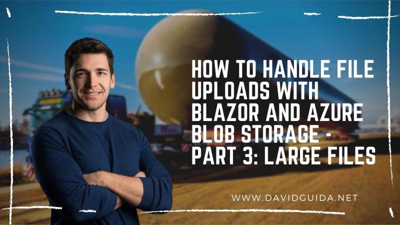 David Guida on LinkedIn: How to handle file uploads with Blazor and ... David Guida on LinkedIn: How to handle file uploads with Blazor and ...