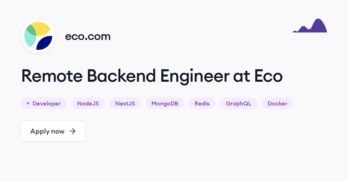 Himalayas on LinkedIn: Remote Backend Engineer Job at Eco | Himalayas Himalayas on LinkedIn: Remote Backend Engineer Job at Eco | Himalayas