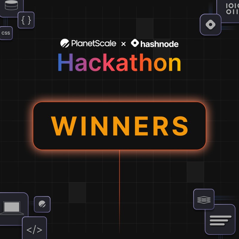 Ceri Trammell on LinkedIn: 🎉 PlanetScale x Hashnode Hackathon Winners Ceri Trammell on LinkedIn: 🎉 PlanetScale x Hashnode Hackathon Winners