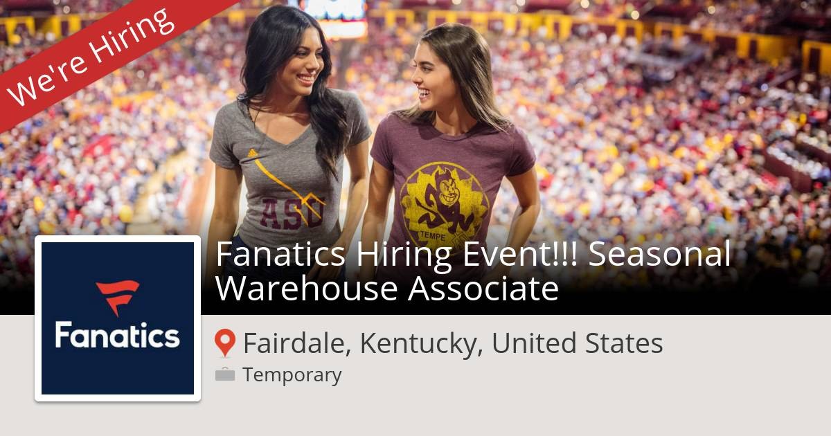 Jacqueline Pina on LinkedIn: Job: Fanatics Hiring Event!!! Seasonal ... Jacqueline Pina on LinkedIn: Job: Fanatics Hiring Event!!! Seasonal ...