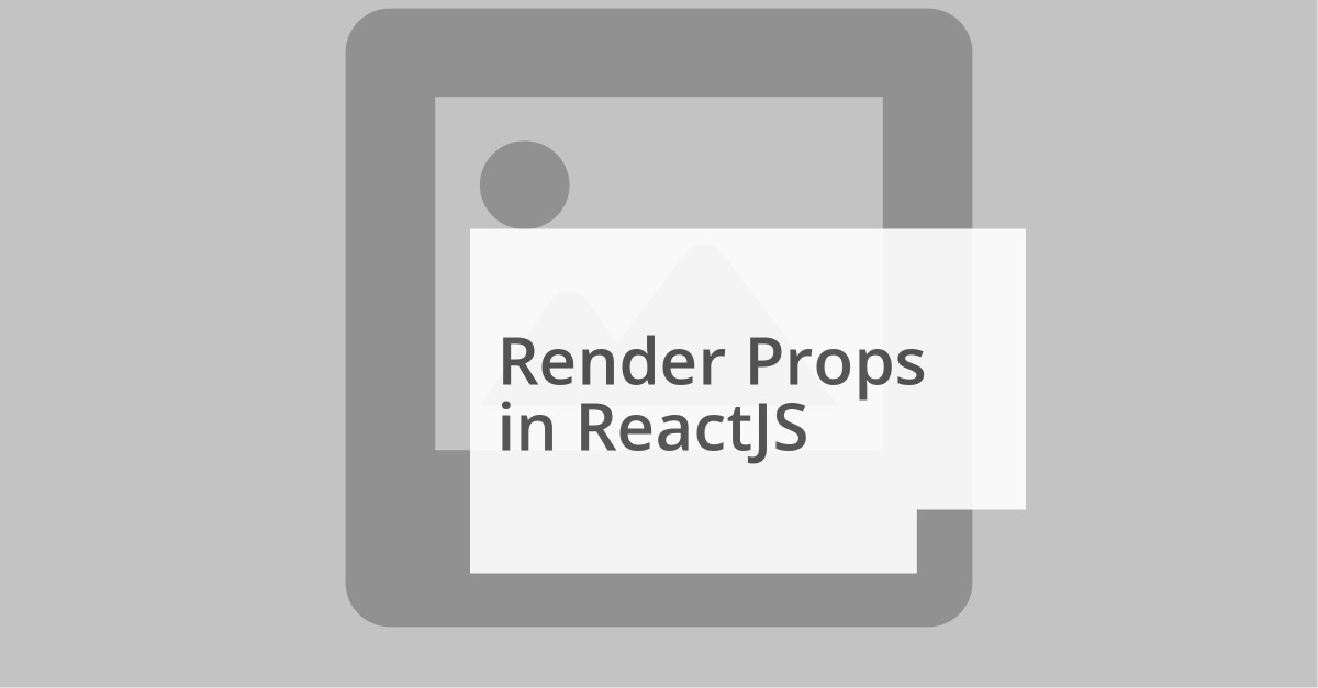 React Jobs on LinkedIn: Render Props in ReactJS React Jobs on LinkedIn: Render Props in ReactJS