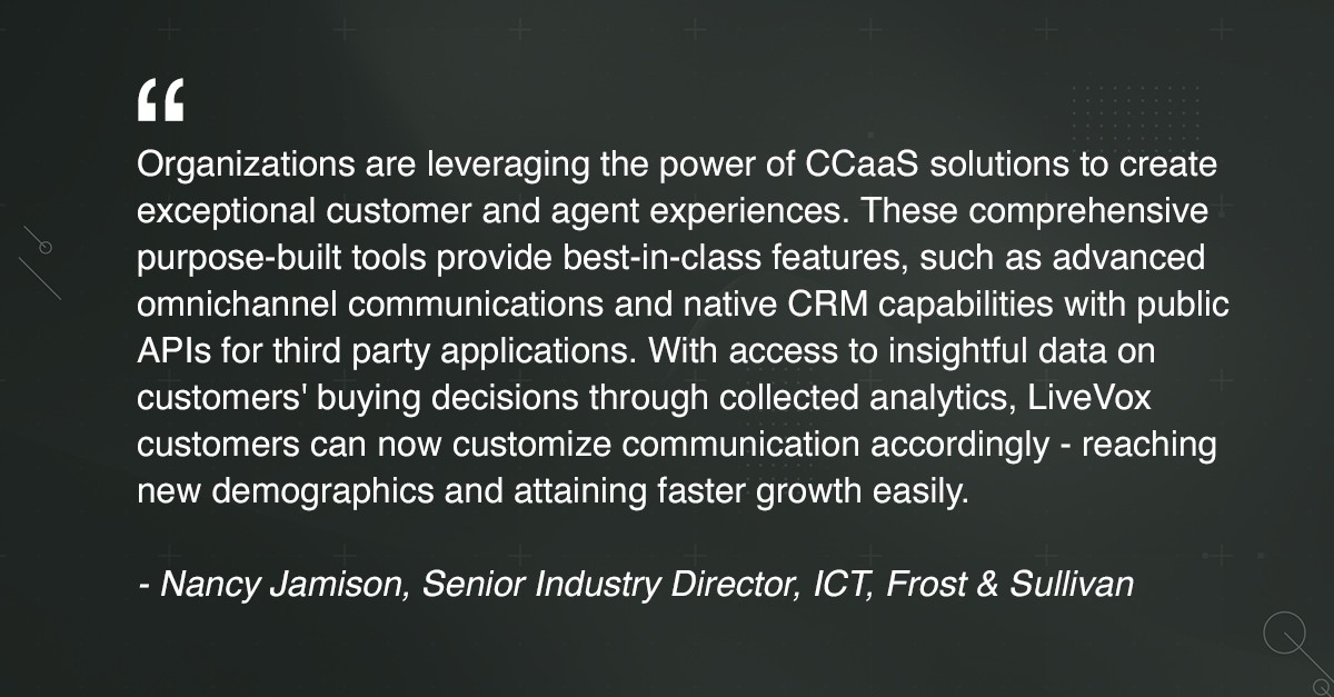 LiveVox on LinkedIn: #ccaas LiveVox on LinkedIn: #ccaas