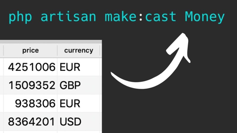 Laravel News on LinkedIn: Laravel Custom Cast with Brick Money Package Laravel News on LinkedIn: Laravel Custom Cast with Brick Money Package